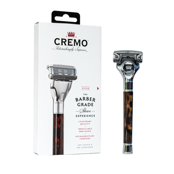 Cremo Tortoiseshell Razor | Barber Quality Shave at Home